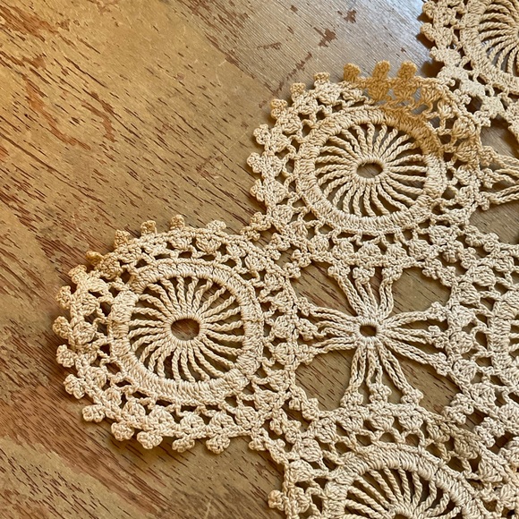 Other | Vintage Crochet Table Runner | Poshmark
